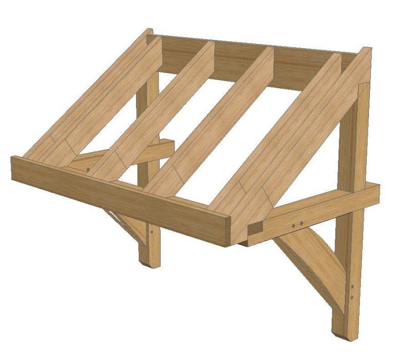 Canopy Porch - Mono Pitch Roof | Timber Structures by Coltman Bros