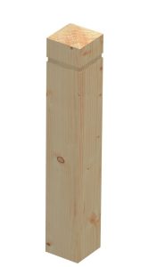 Oak – 1500mm long – 150mm x 150mm – Weather Top and Band | Timber ...